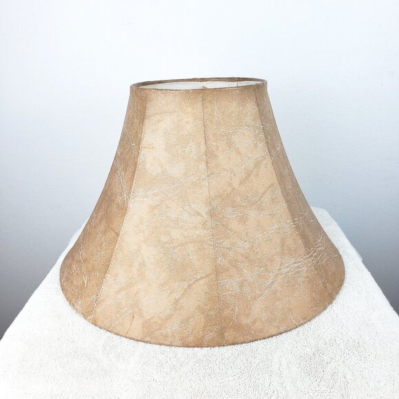 Accents | Lamp Shade Tan With White Veins | Poshmark